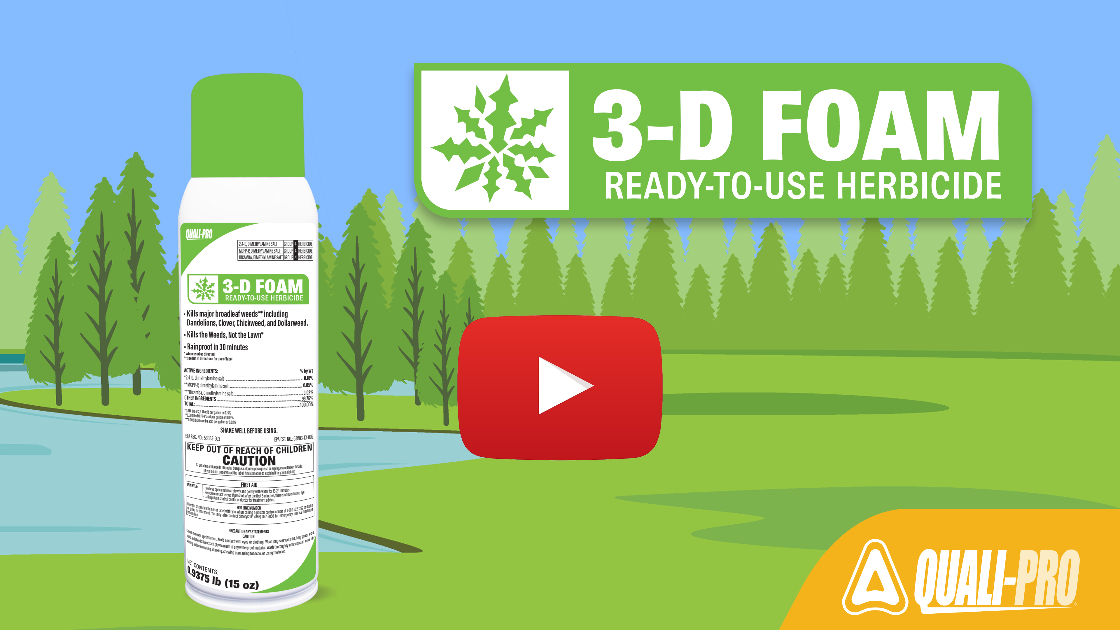 Introducing 3-D Foam Herbicide
