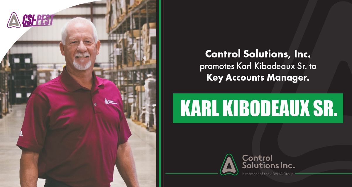 Control Solutions Inc. Promotes Karl Kibodeaux Sr.